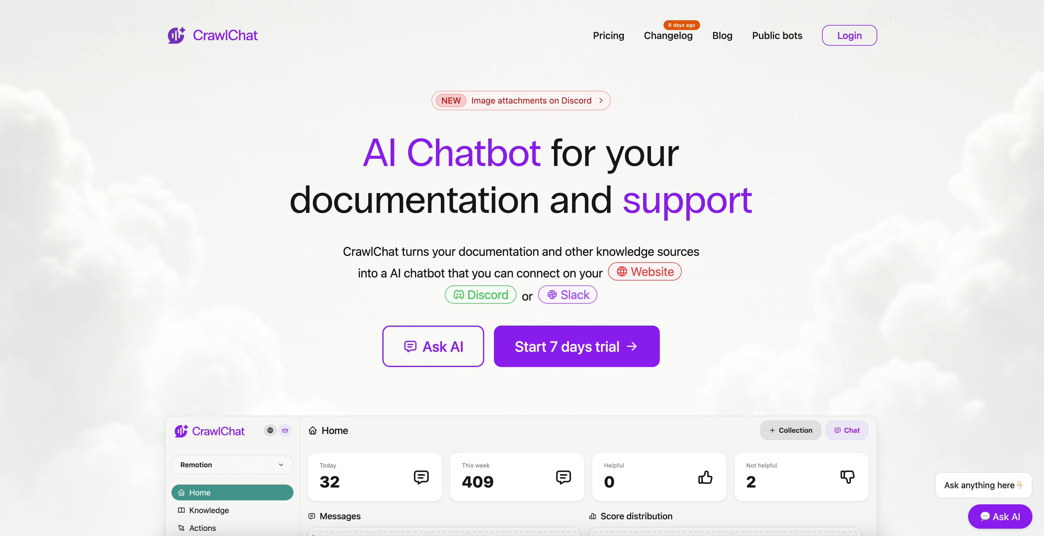 CrawlChat.app - AI Tool For Chatbots