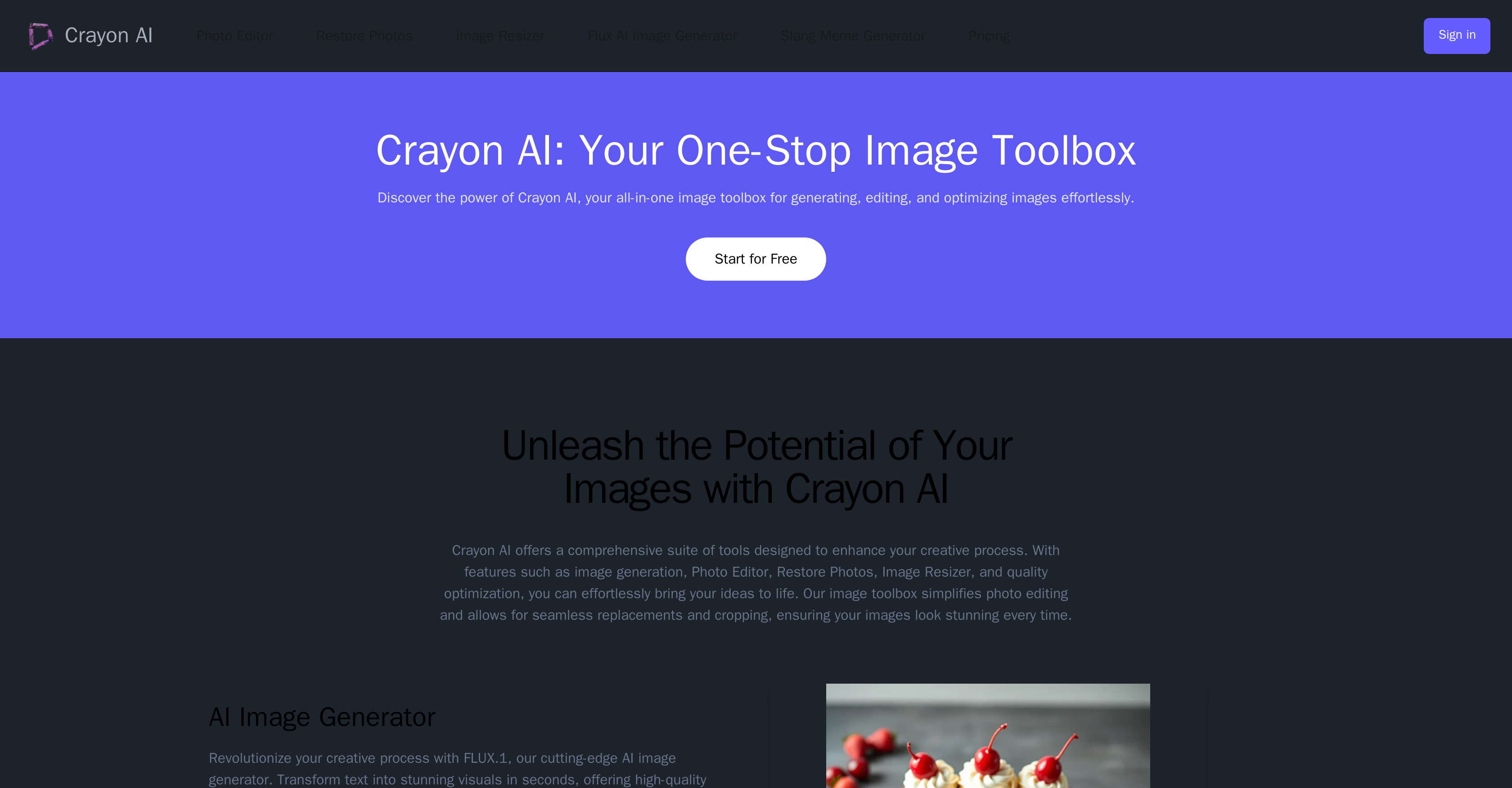 Crayon AI - AI Tool For Images