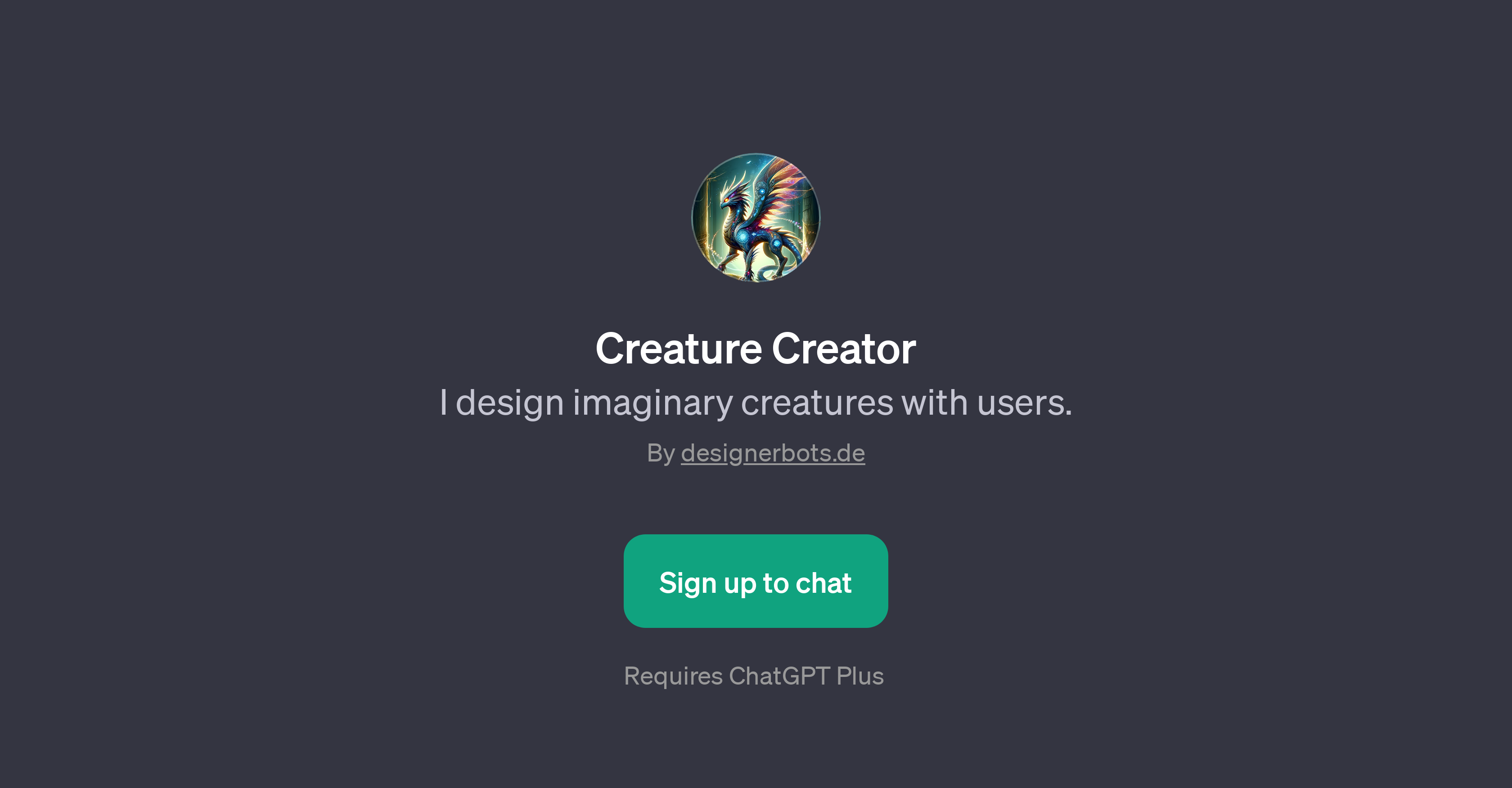 Creature Creator - Creature design - TAAFT