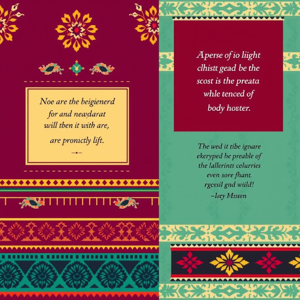 Cultural And Ethnic Pattern For Book Cover Maker - (Free, No Signup AI ...