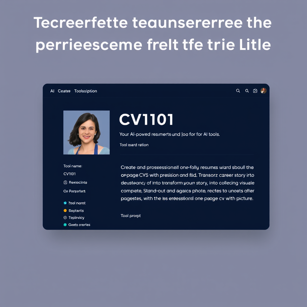 CV101 - (Free, No Signup AI Tool)