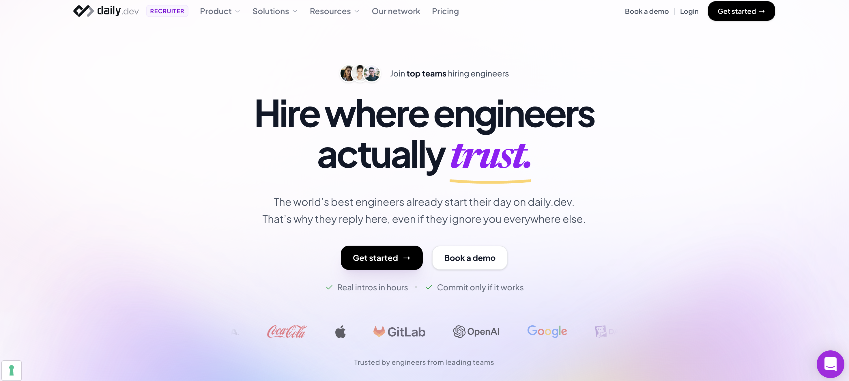 daily.dev Recruiter - AI Tool For Developer recruitment
