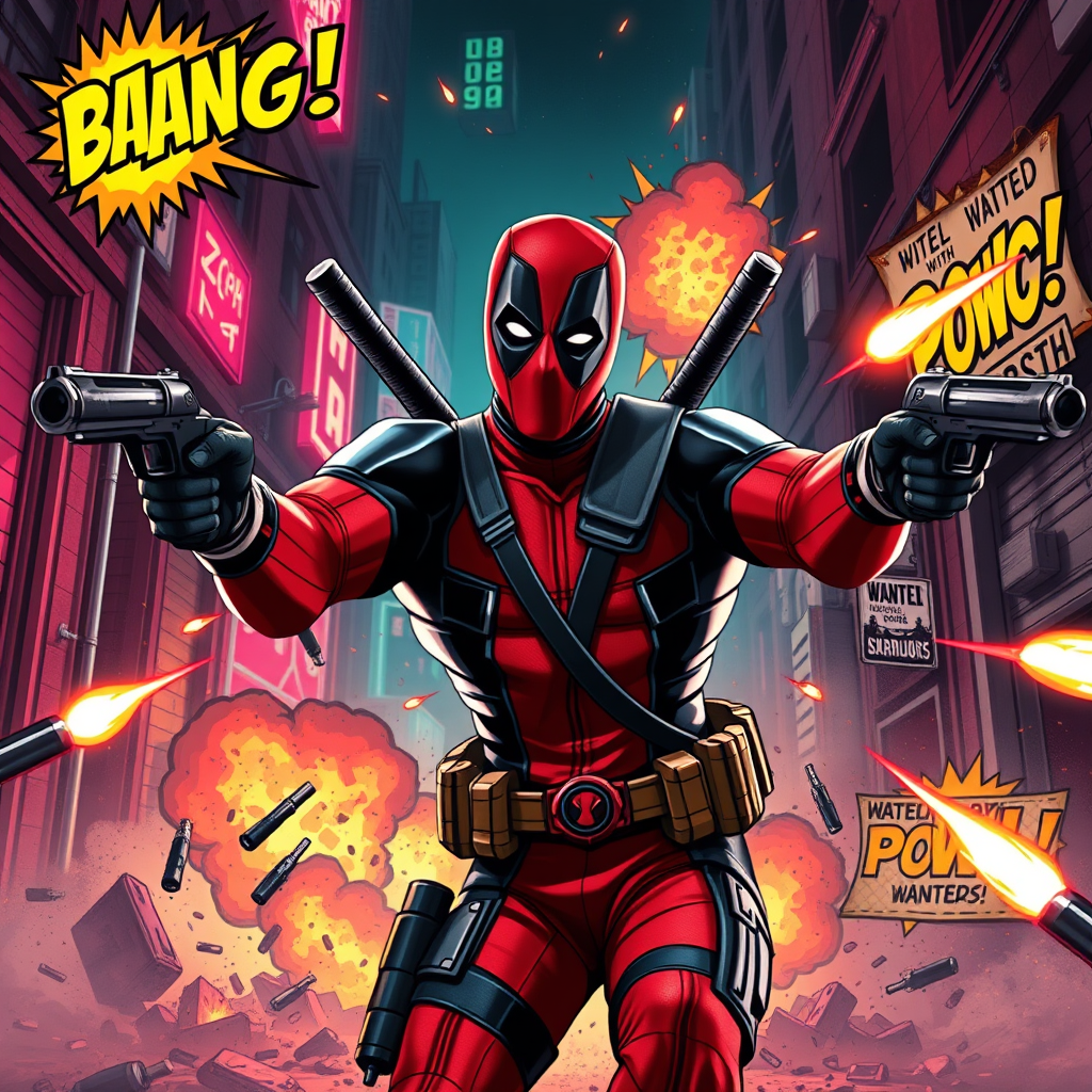 Deadpool Chaos Wallpaper Creator - (Free, No Signup AI Tool)