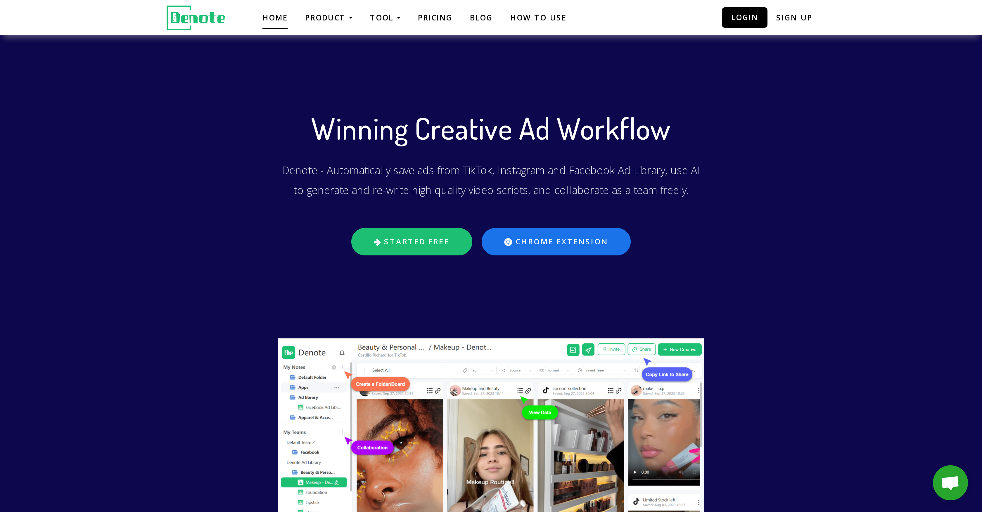 Denote - AI Tool For Ads
