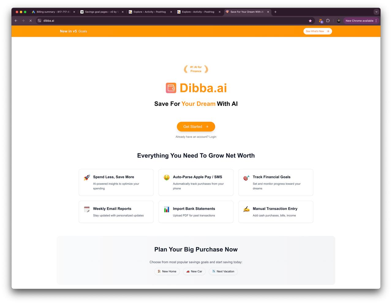 Dibba.ai v3 - AI Tool For Personal finance