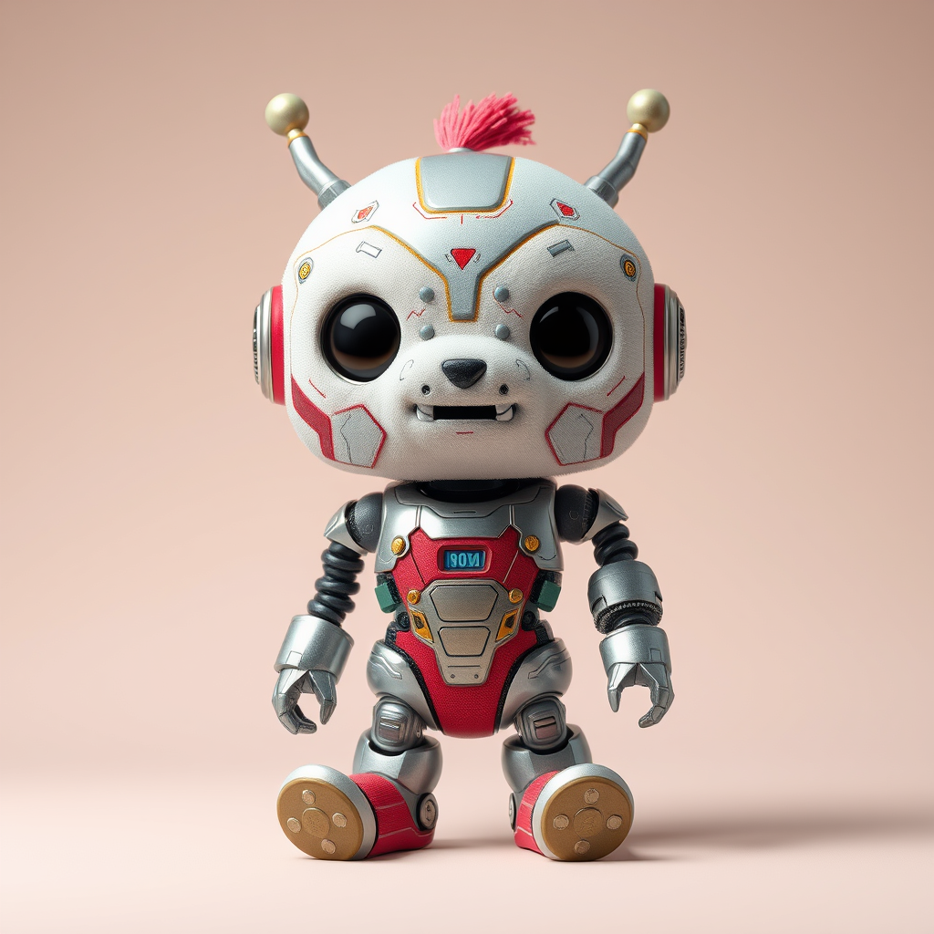 diecast android humanoid plush toy - (Free, No Signup AI Tool)
