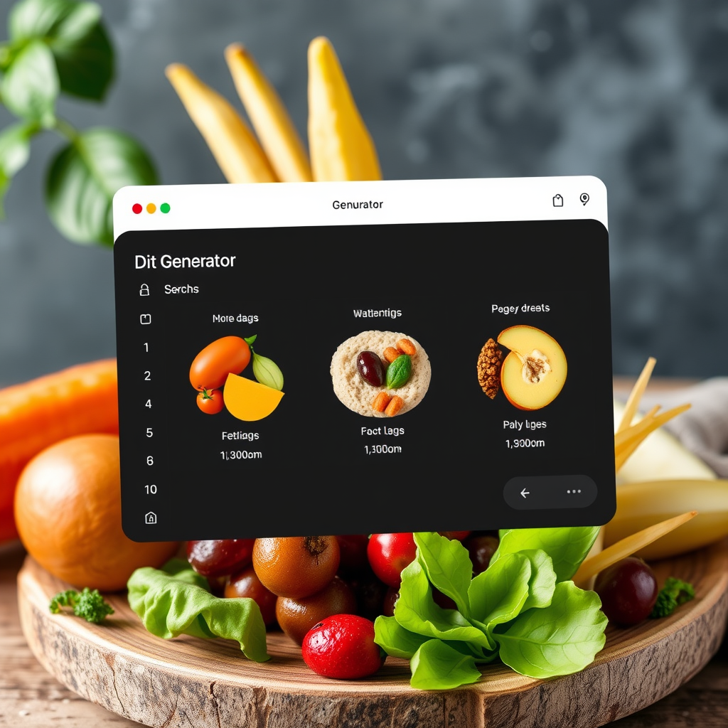 Diet Generator - (Free, No Signup AI Tool)