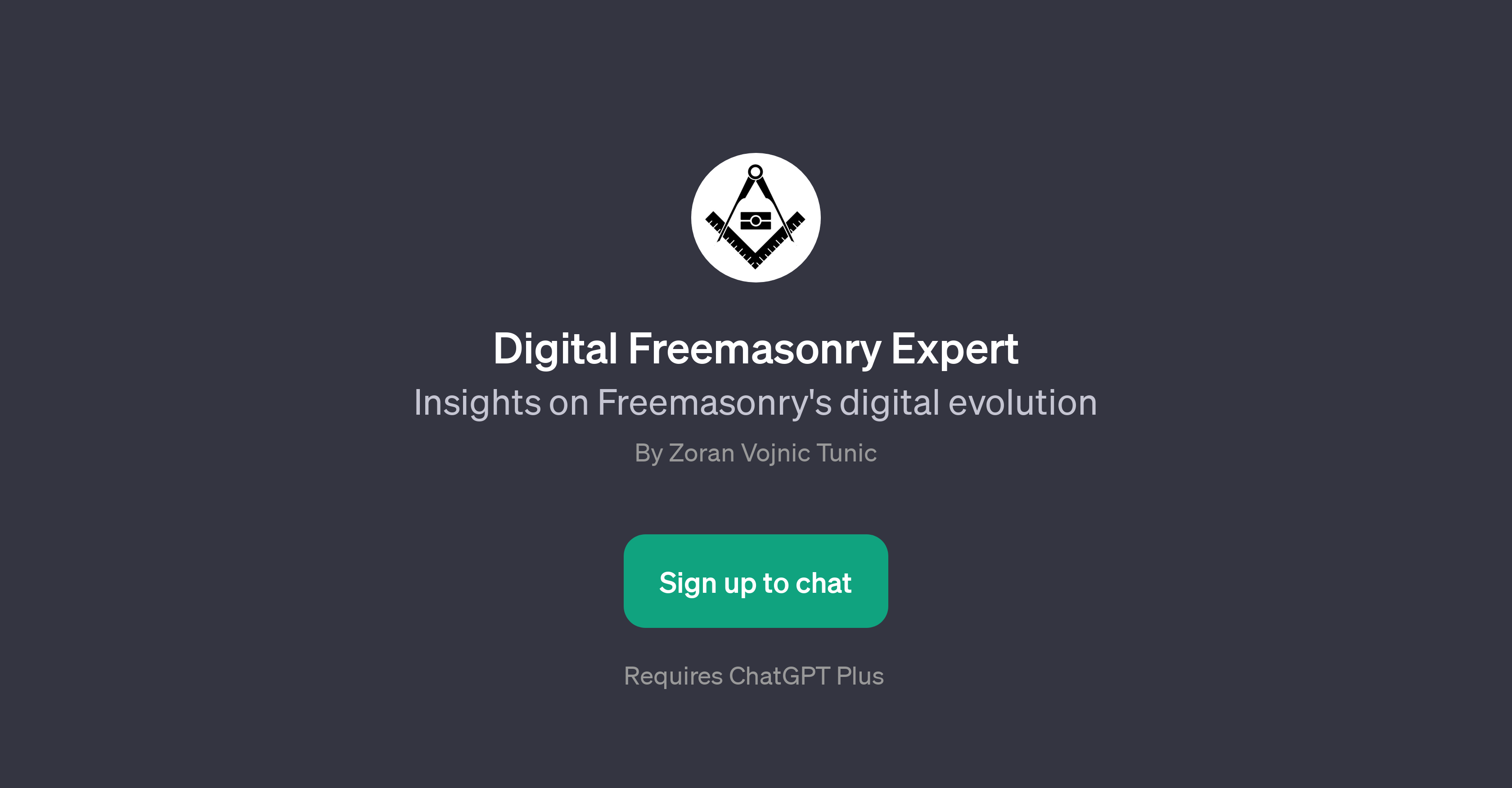 Digital Freemasonry Expert - Digital freemasonry insights - TAAFT