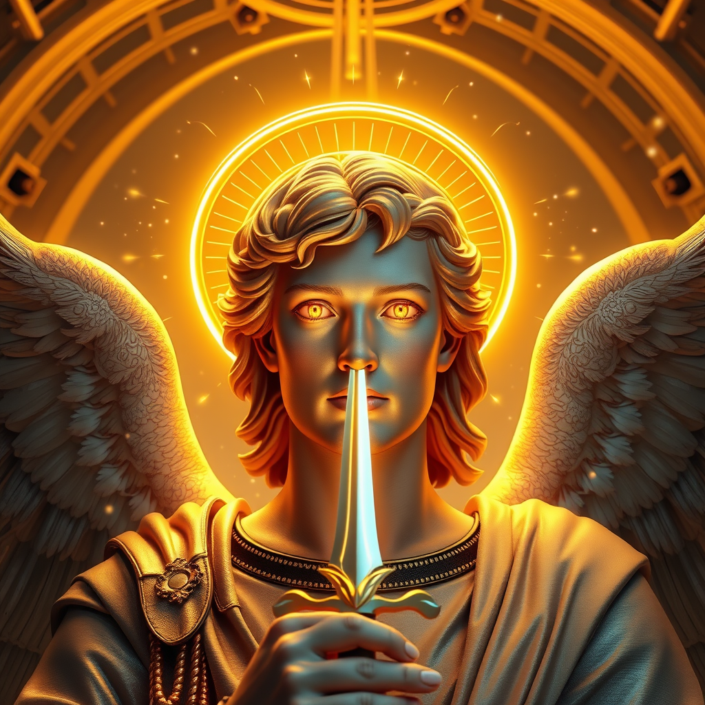 Divine 3D Michelangelo-Inspired Glory - (Free, No Signup AI Tool)