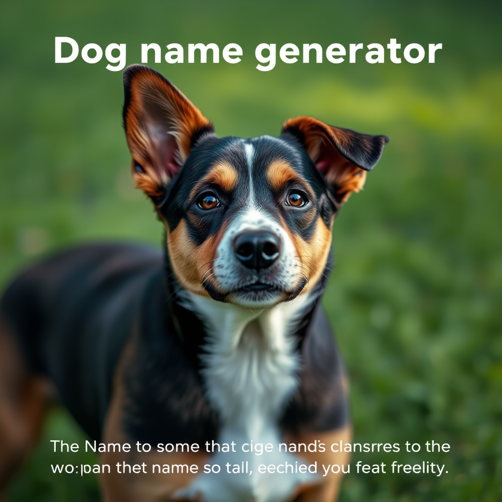 Dog name generator - (Free, No Signup AI Tool)