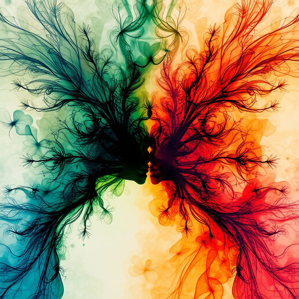 Double Exposure In Alkohol Ink - (Free, No Signup AI Tool)