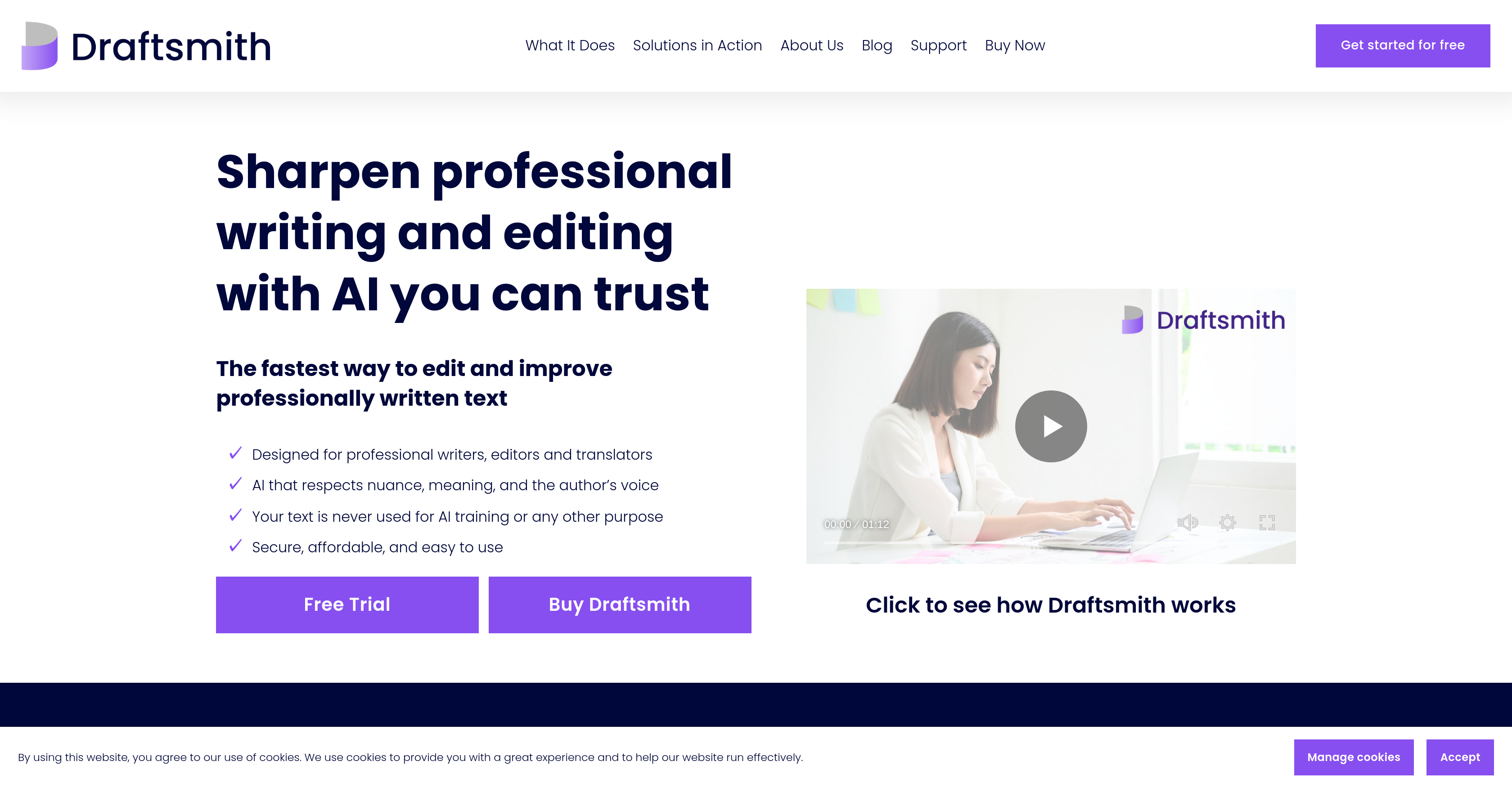 Draftsmith - AI Tool For Writing enhancement