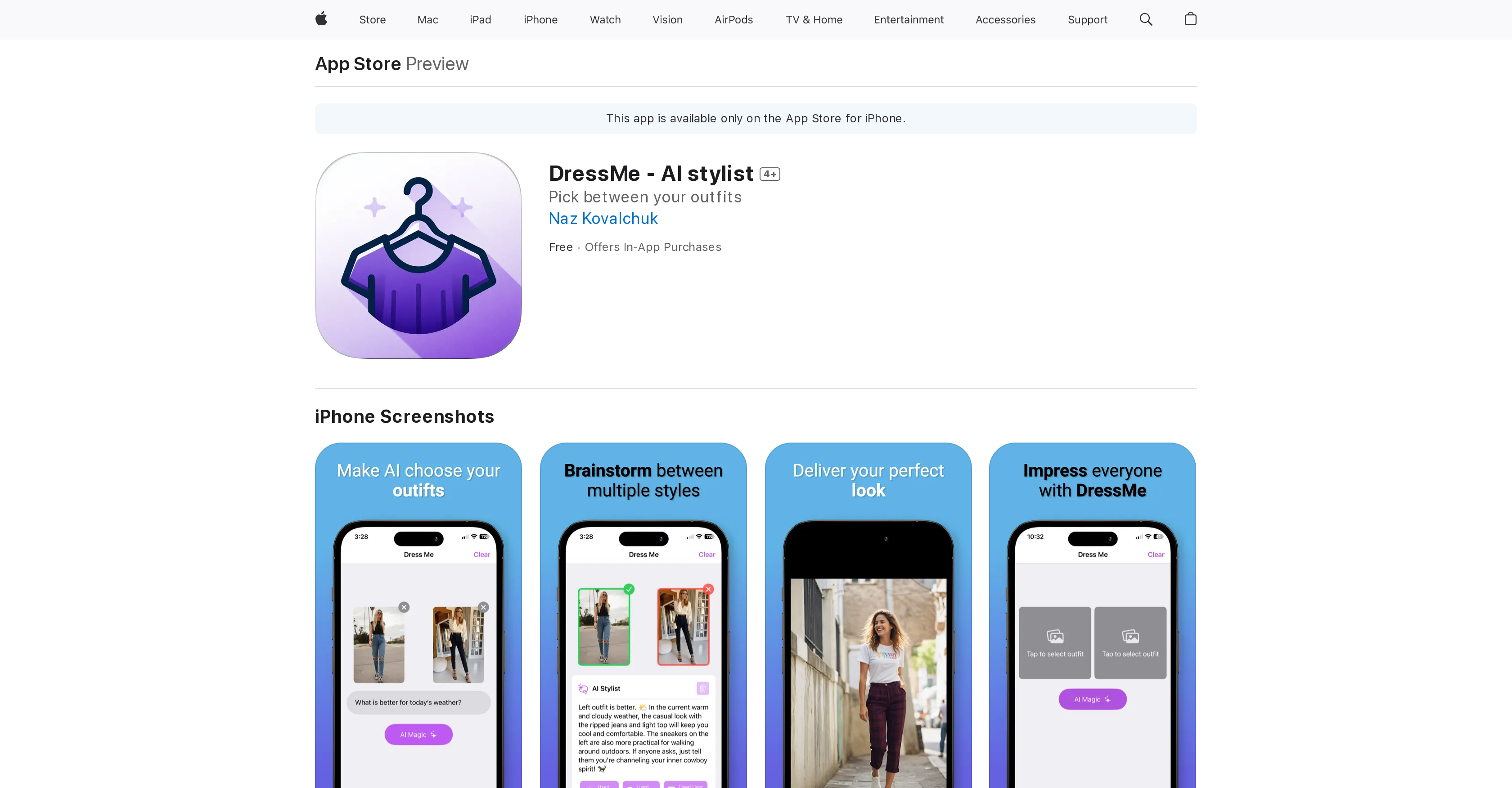 DressMe - AI stylist - AI Tool For Virtual try-ons