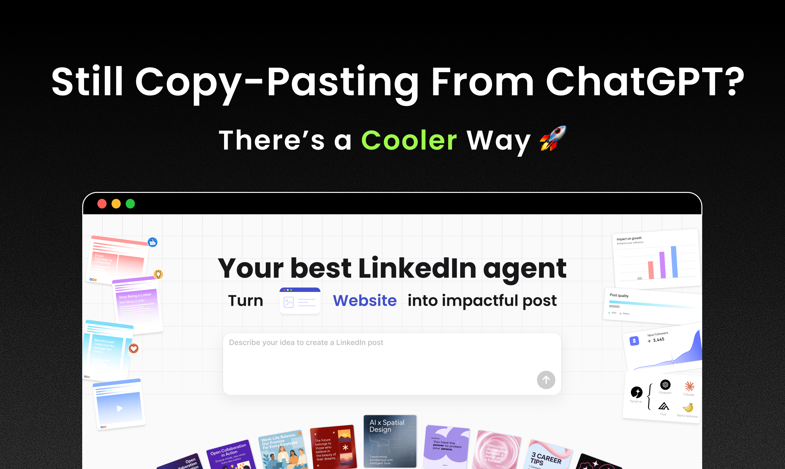 Dynal Ai Linkedin Agent Post Generator Linkedin Posts Taaft