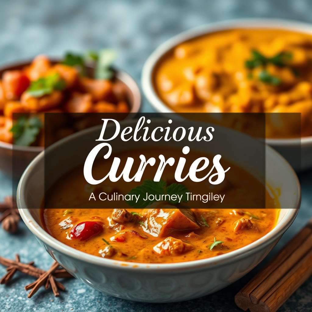 e-book covers for curries recipes. . - (Free, No Signup AI Tool)
