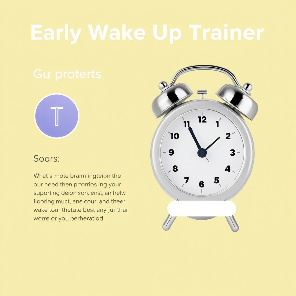 Early Wake Up Trainer - (Free, No Signup AI Tool)