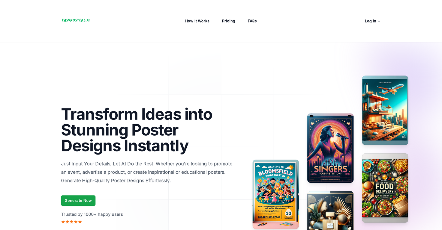 Easy Posters AI - AI Tool For Posters