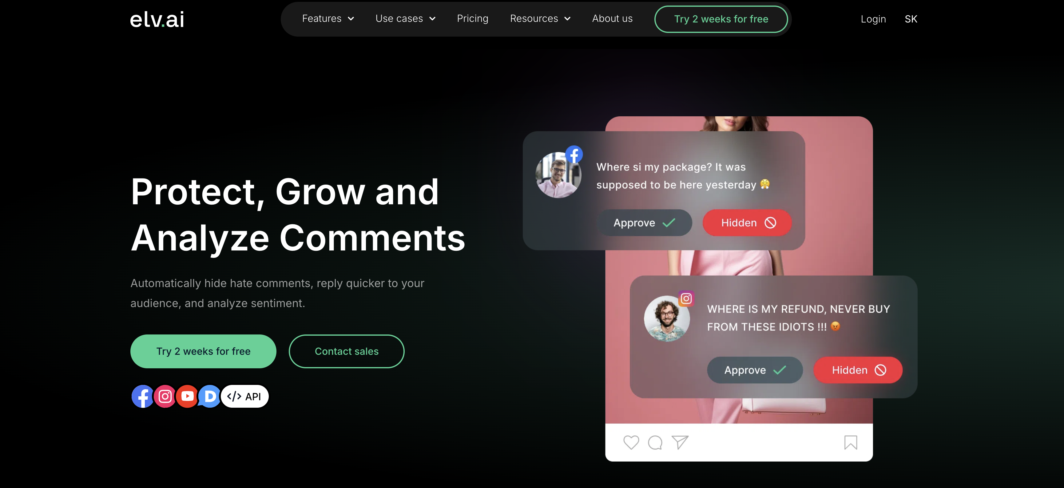 Elv.ai - AI Tool For Content moderation