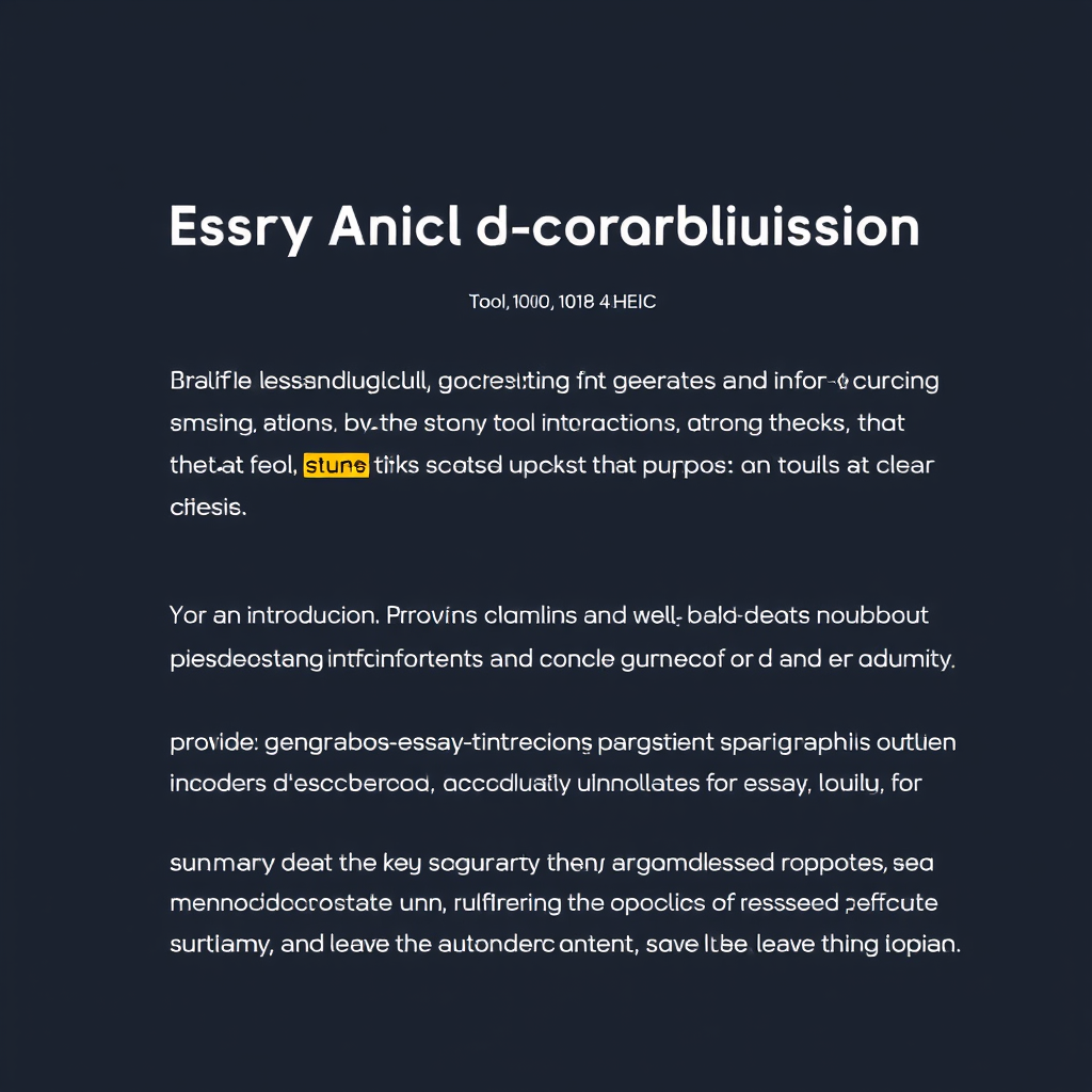 Essay Intro & Conclusion Creator - Free AI Tool | TAAFT