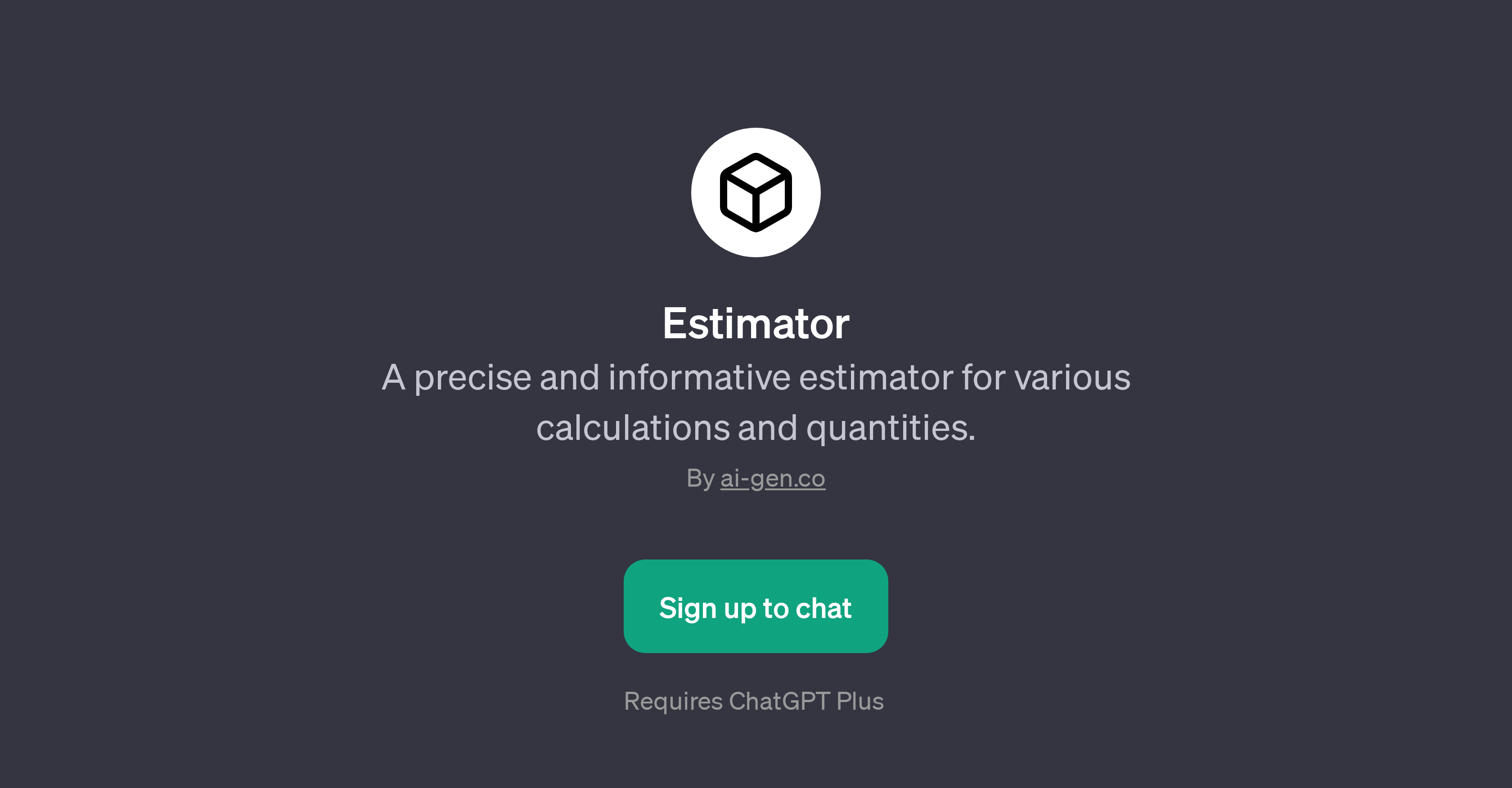 Estimator - Precise estimations - TAAFT Estimator - Precise estimations - TAAFT