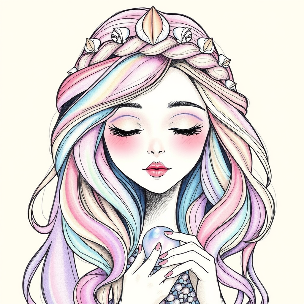 Ethereal Pastel Fantasy Portrait - (Free, No Signup AI Tool)