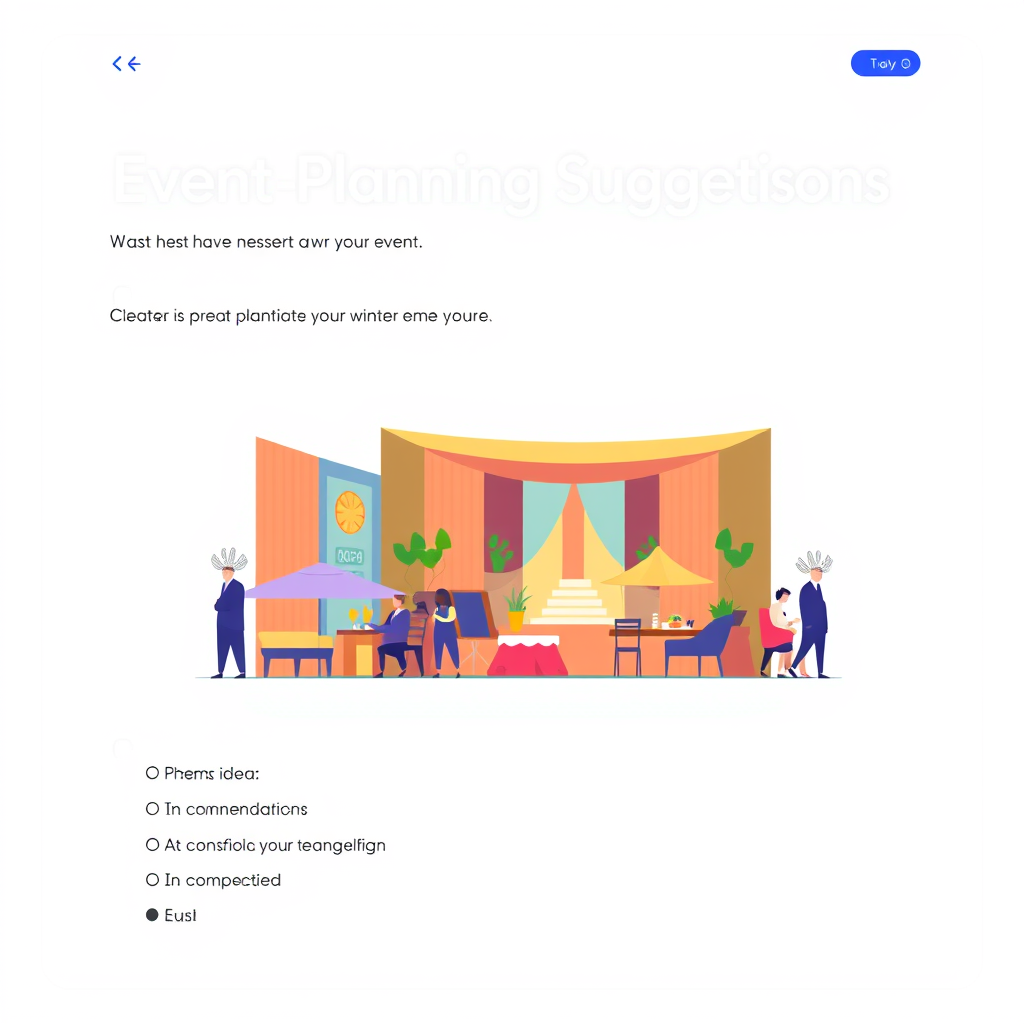 Event Planning Assistant - (Free, No Signup AI Tool)