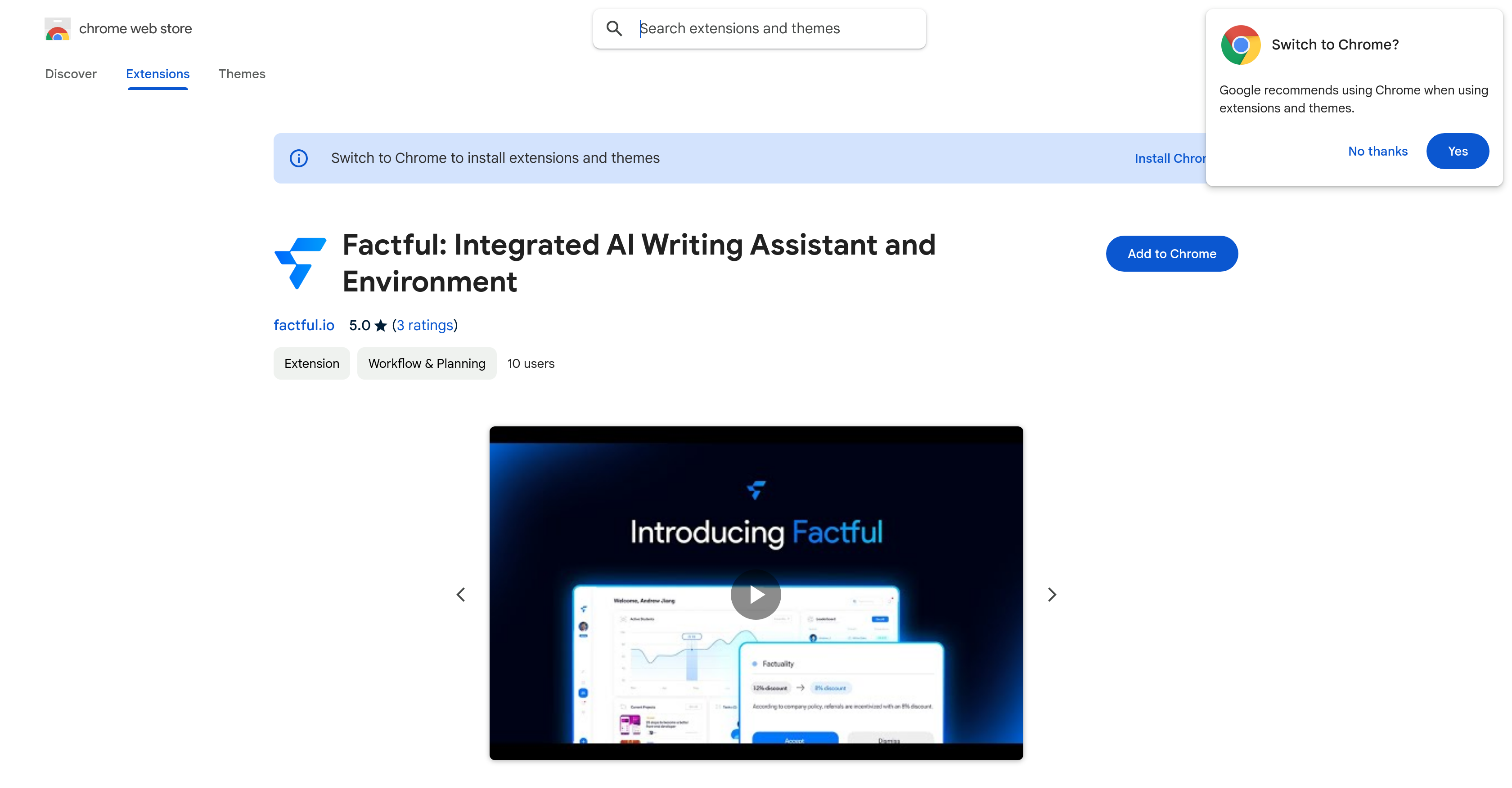 Factful: Integrated AI Writing Assistant - AI Tool For Writing