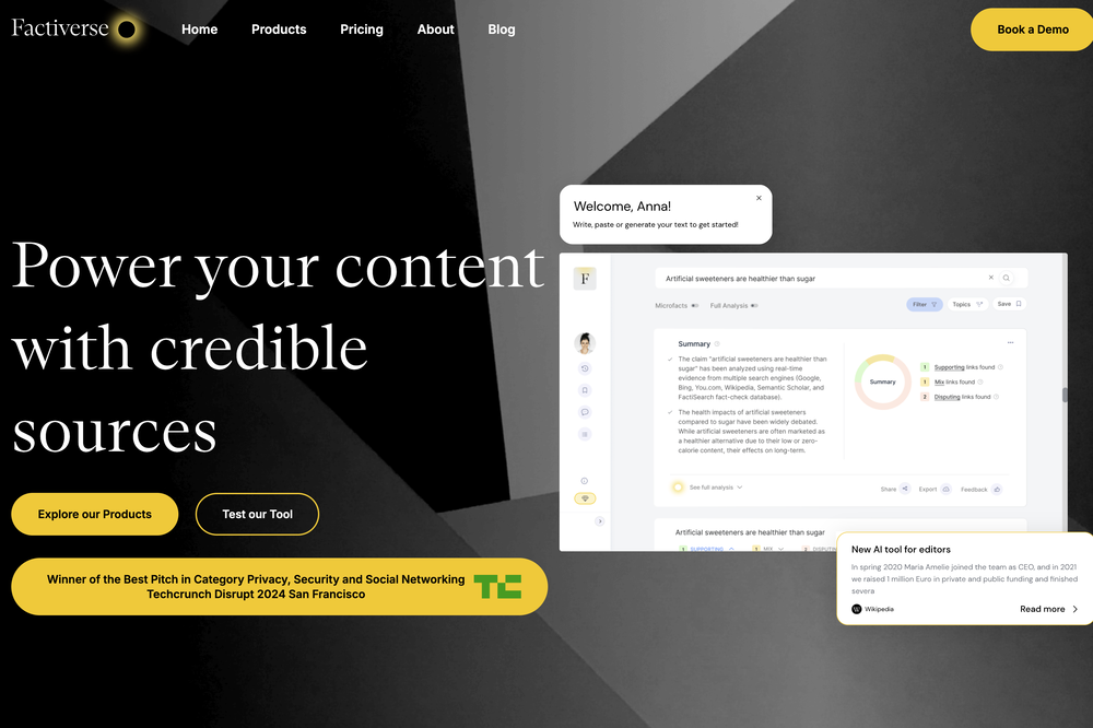 Factiverse - There's An AI For That®