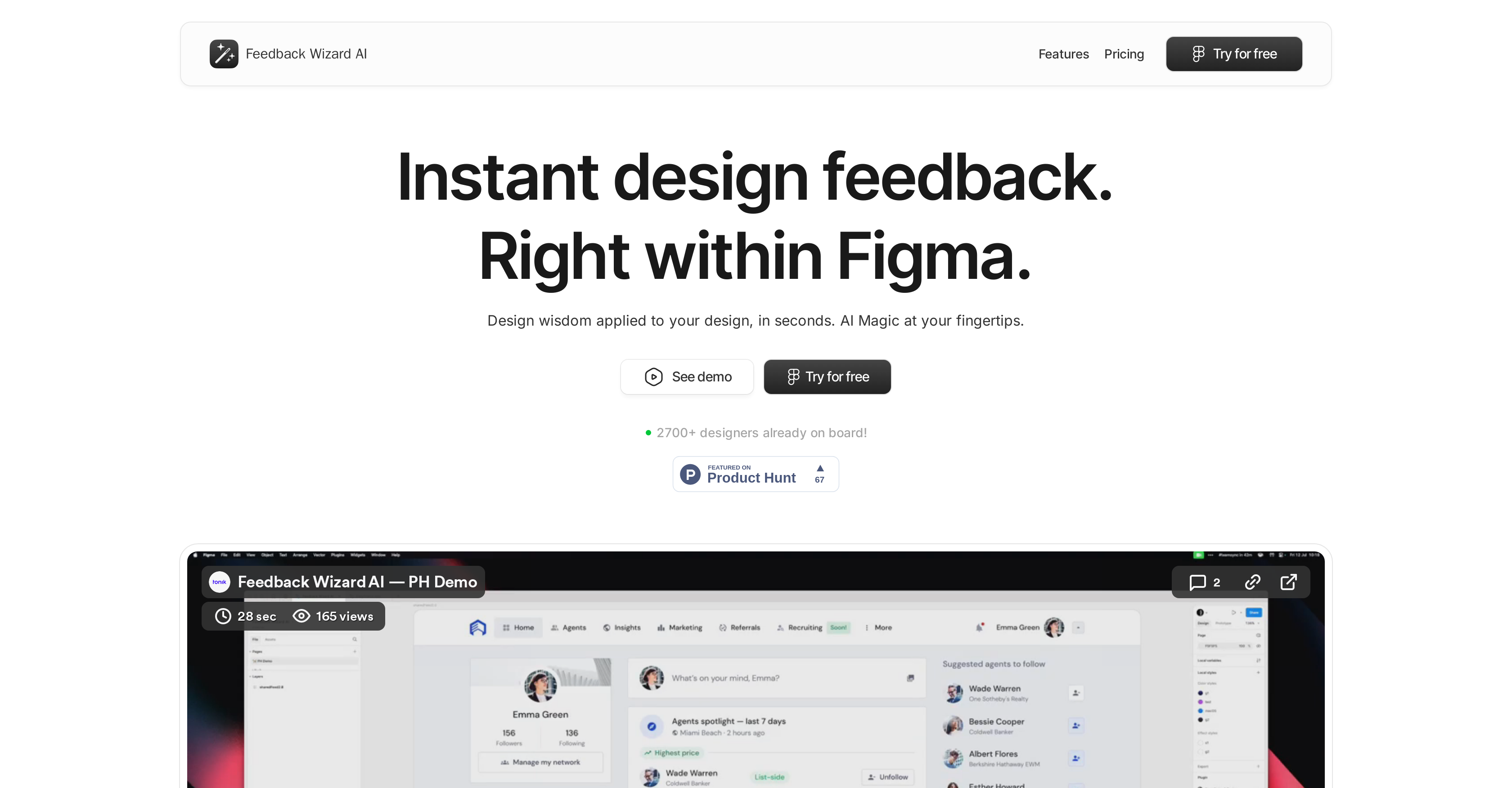 Feedback Wizard - Design feedback - TAAFT