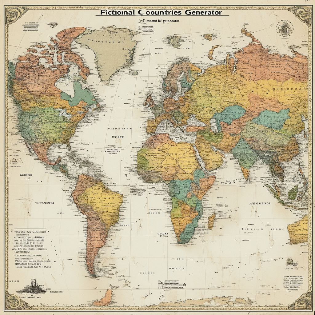 Fictional Countries Generator - (Free, No Signup AI Tool)