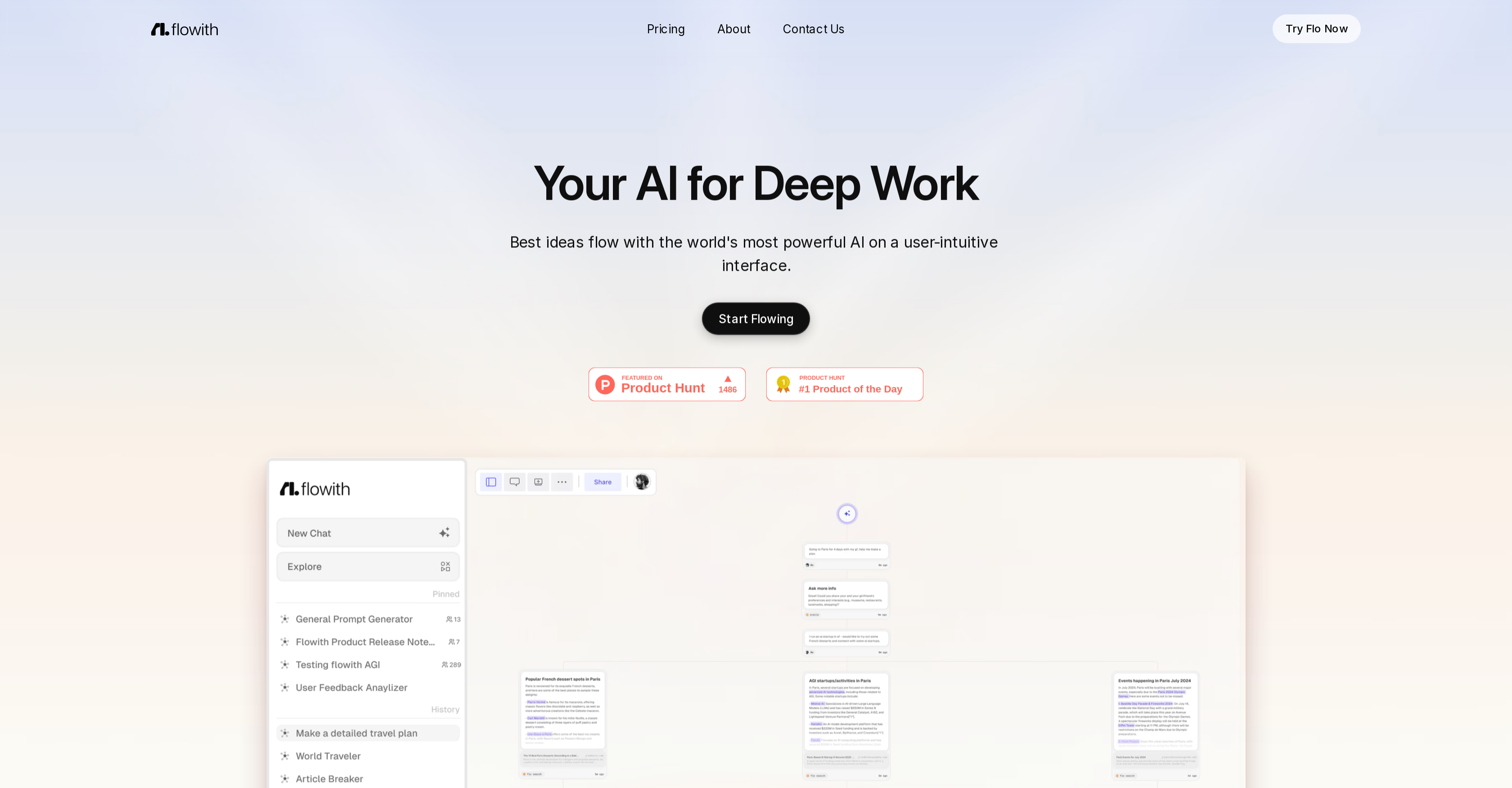 Flowith AI - AI Tool For Productivity