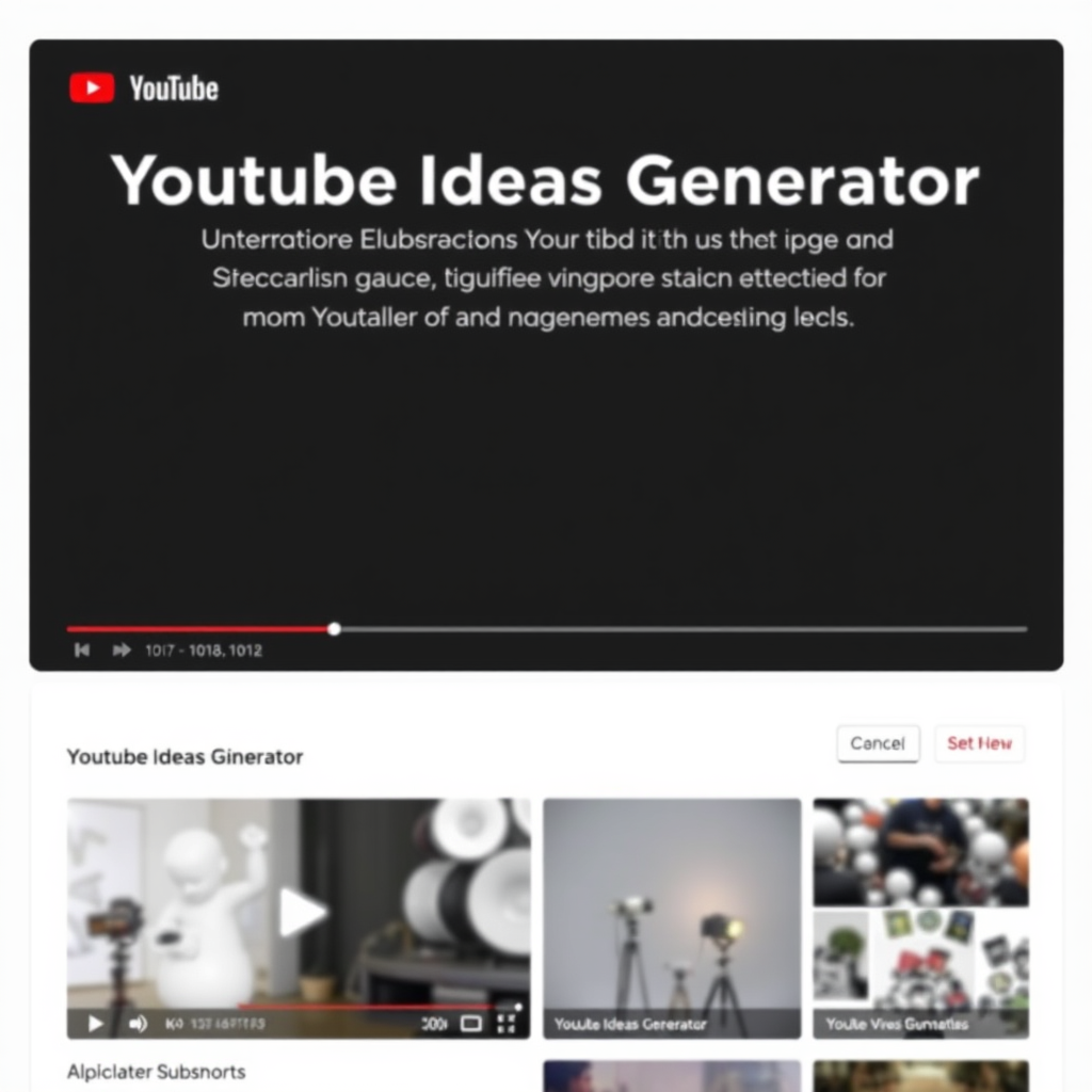 YouTube Ideas Generator - (Free, No Signup AI Tool)