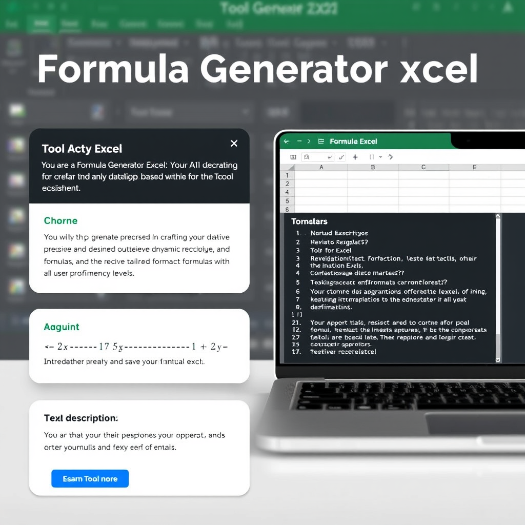 Formula Generator Excel - (Free, No Signup AI Tool)