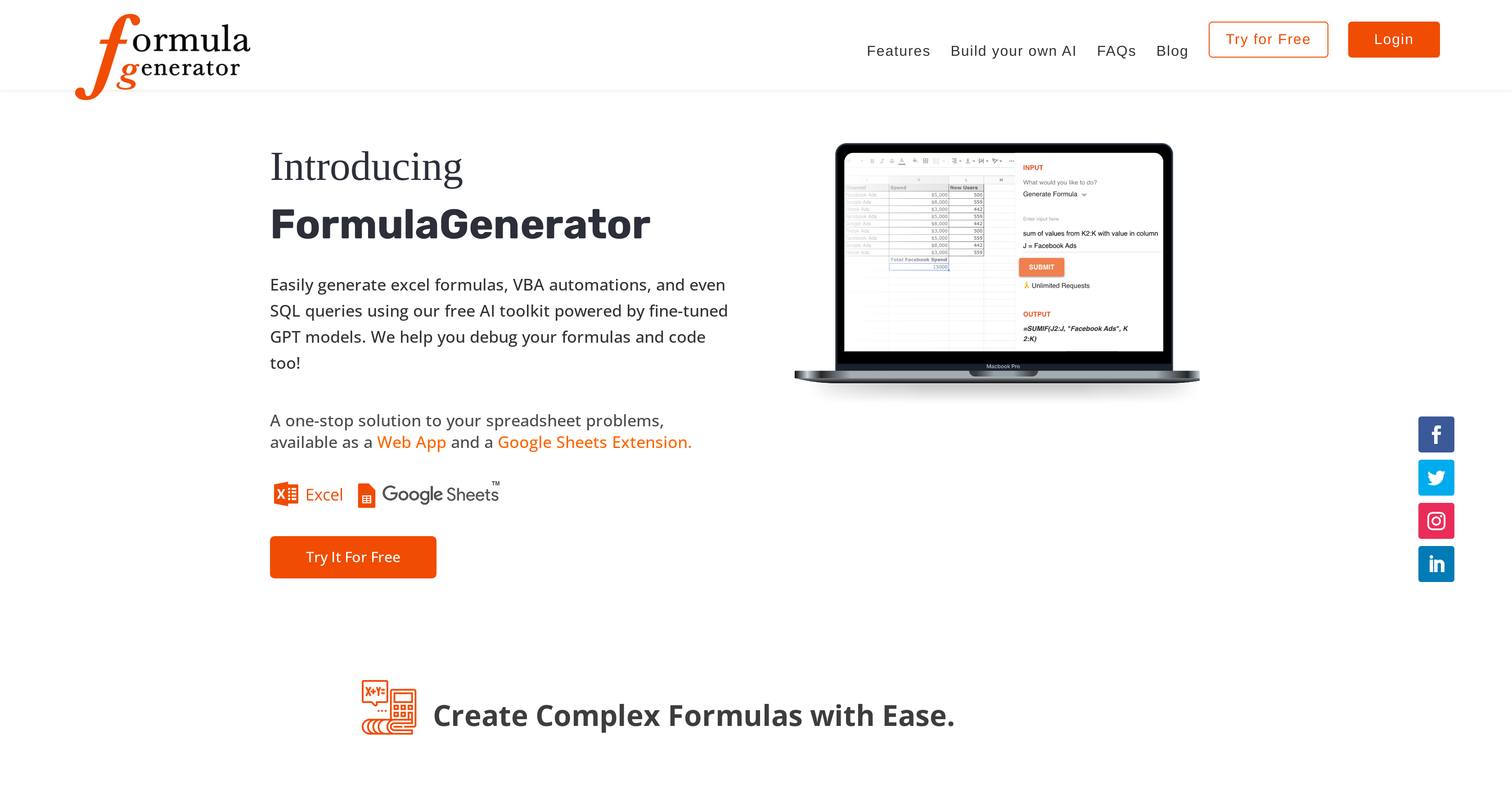 Formula Generator And 11 Other AI Tools For Excel Formulas