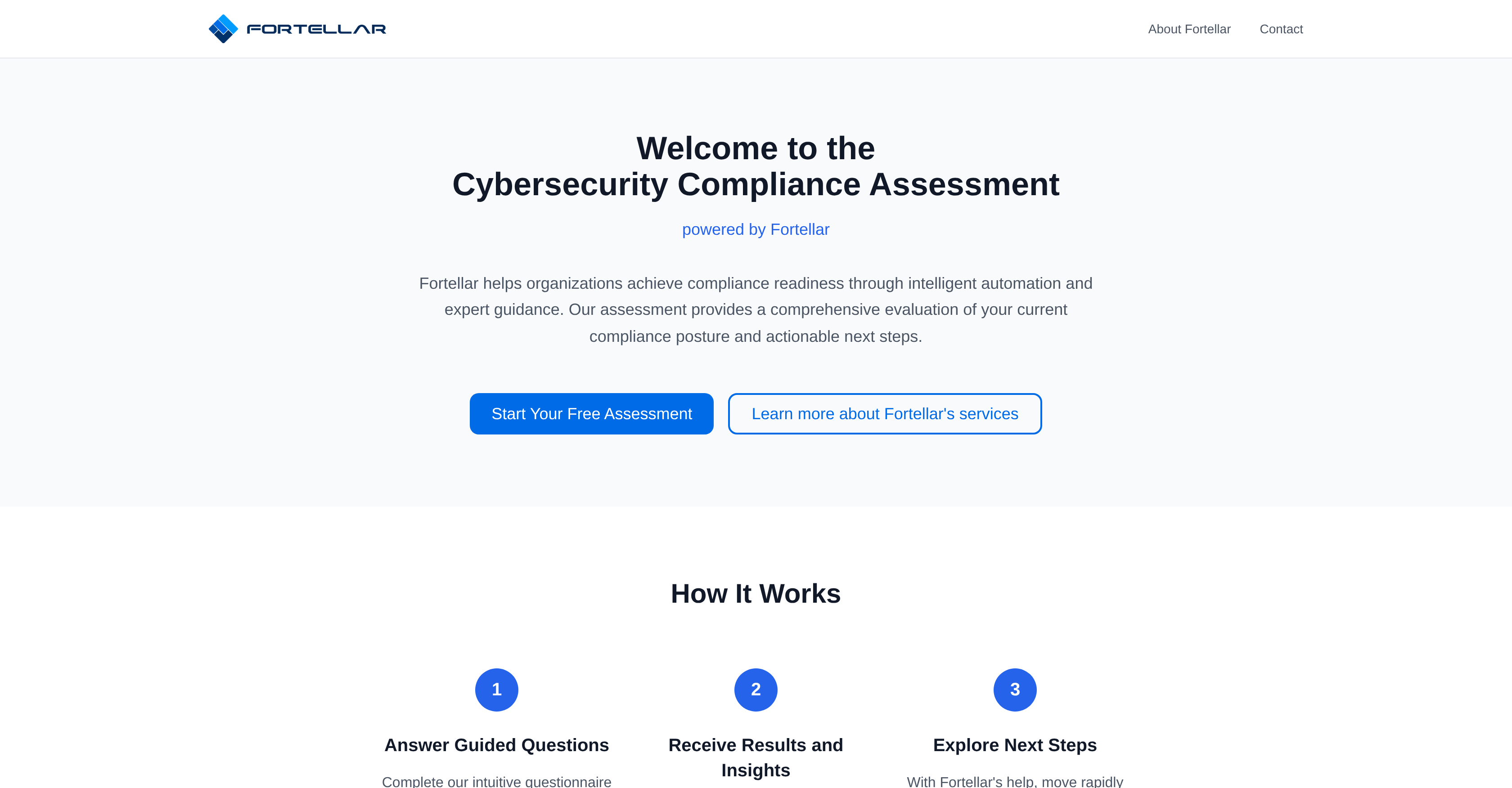 Fortellar | Cybersecurity Compliance Assessment - AI Tool For Compliance