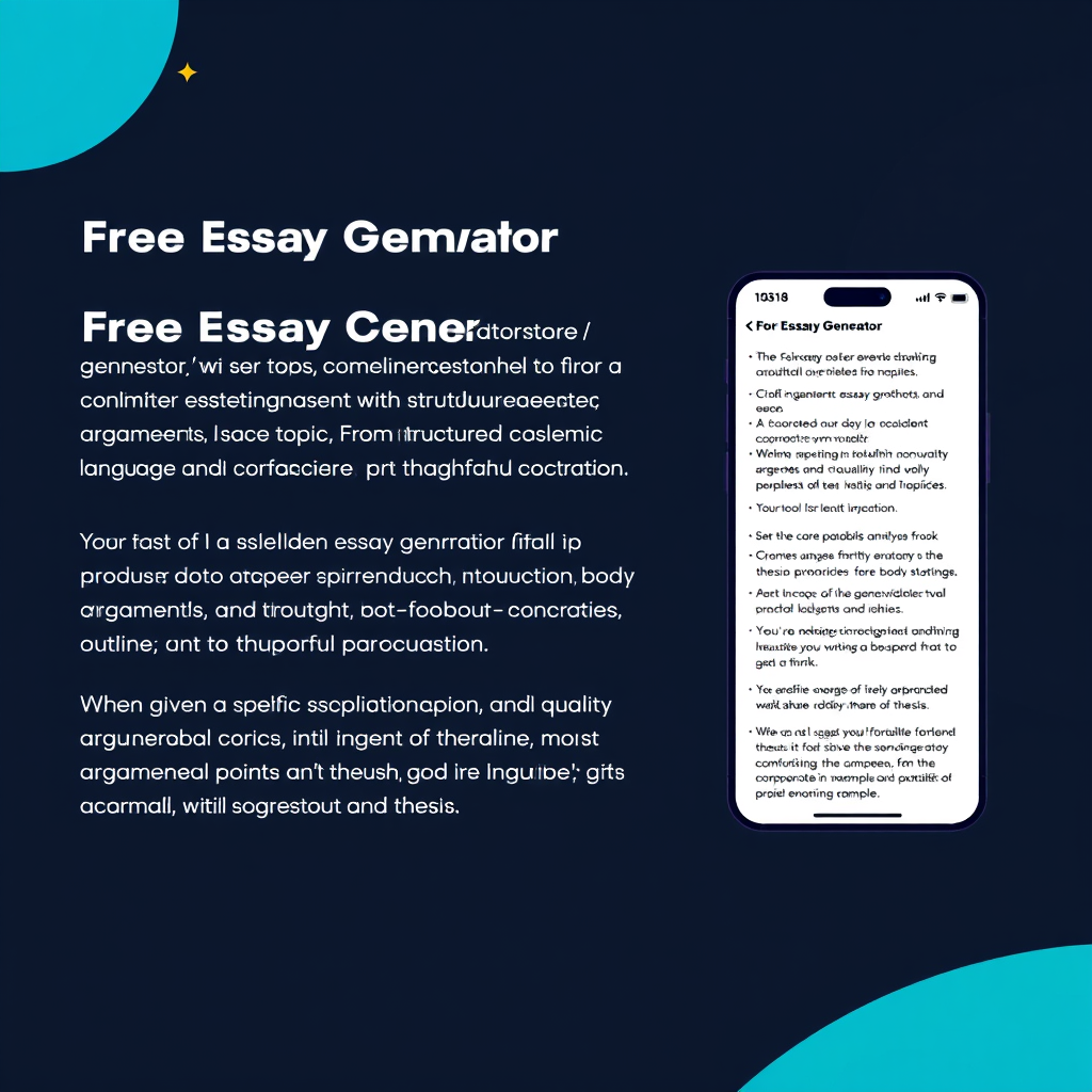 Free Essay Generator - (Free, No Signup AI Tool)
