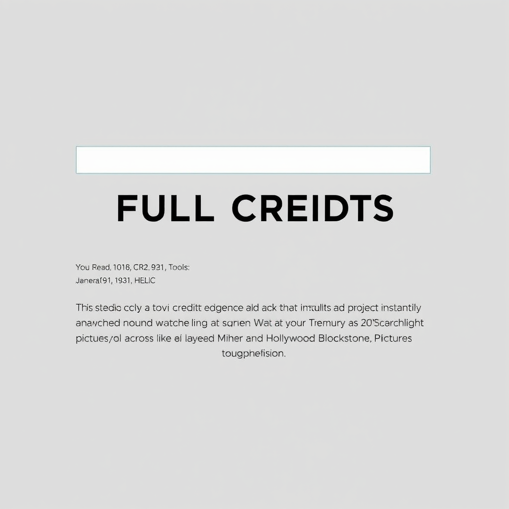 Full Credits Movie Crawl Generator - (Free, No Signup AI Tool)