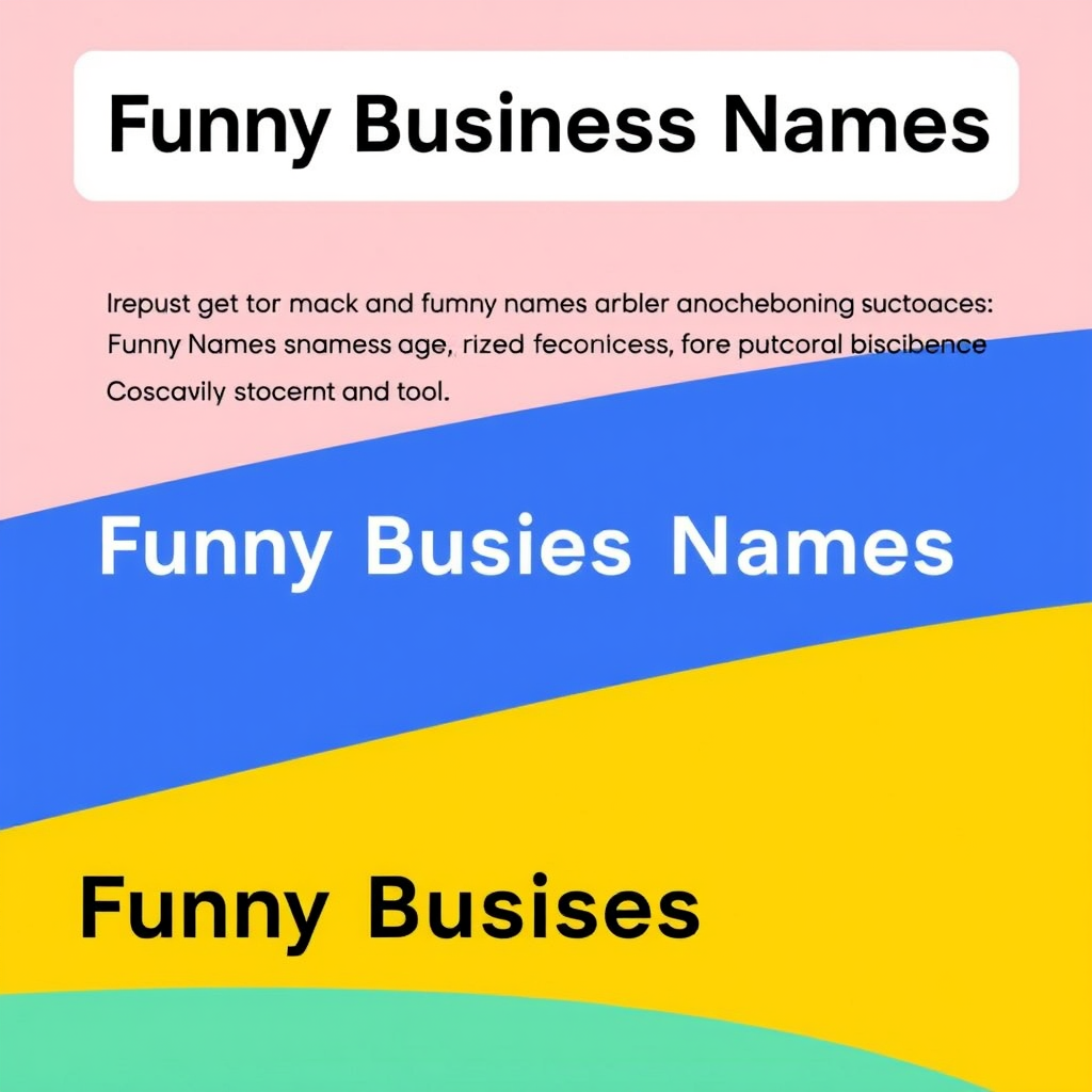 Funny Business Names - (Free, No Signup AI Tool)