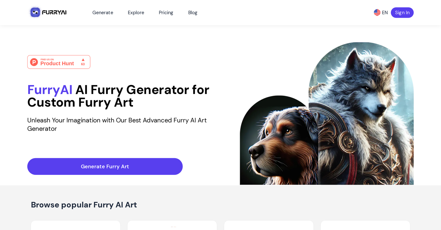 Furry AI Art Generator - Only AI Stuff