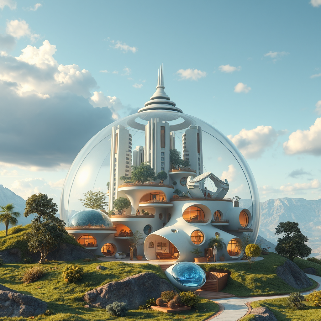 Futuristic Village Design Generator - (Free, No Signup AI Tool)