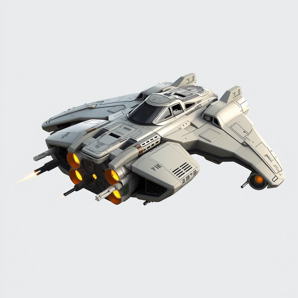 Futuristic War Space 3D CAD Design - (Free, No Signup AI Tool)