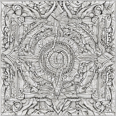 Adult coloring page generator - AI Tool by @declanmcrory