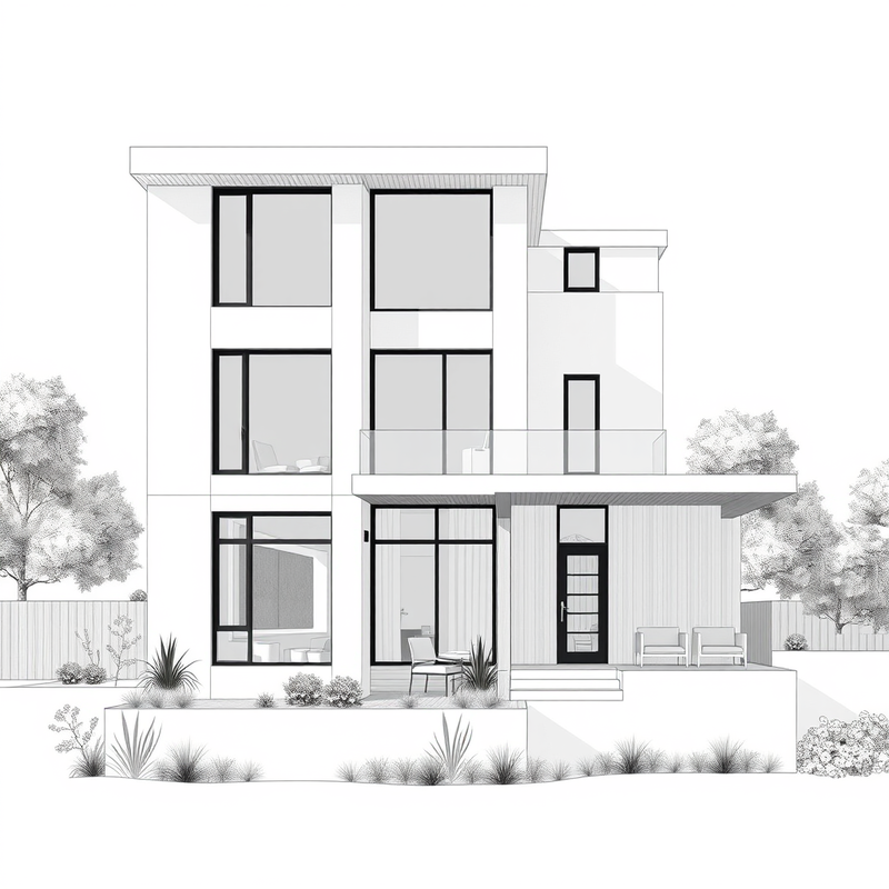 Architecture Plan Elevation Section Generator - (Free, No Signup AI Tool)