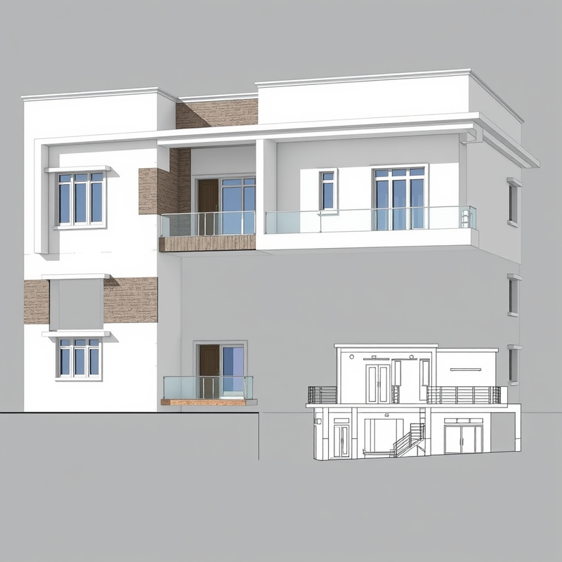 Architecture Plan Elevation Section Generator - (Free, No Signup AI Tool)