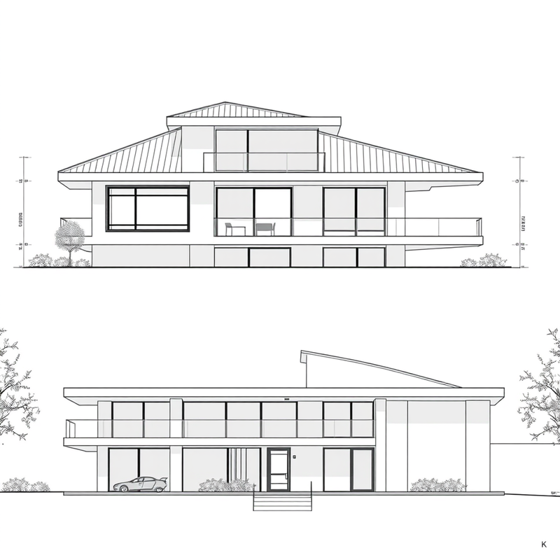 Architecture Plan Elevation Section Generator - (Free, No Signup AI Tool)