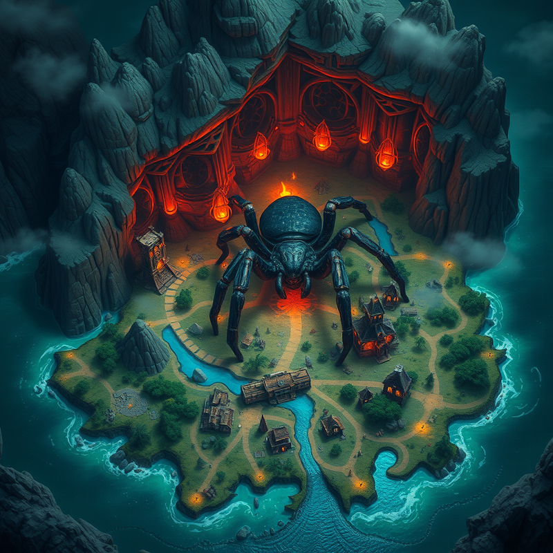 D&D map generator - (Free, No Signup AI Tool)