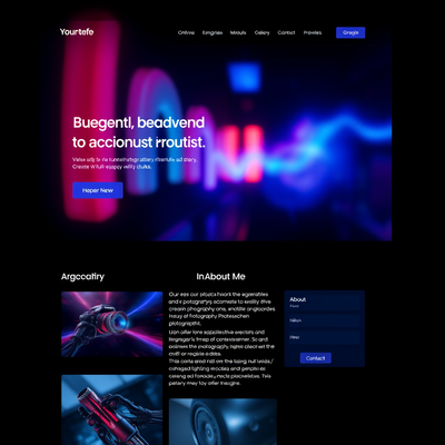 Free Photography Portfolio Website Generator - AI Tool by @trainer6038