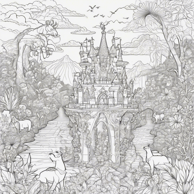 FREE UNLIMITED Kids colouring In sheet generator - AI Tool by @karanmonyal