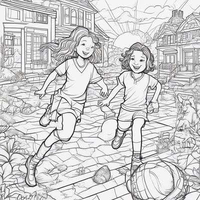 FREE UNLIMITED Kids colouring In sheet generator - AI Tool by @karanmonyal