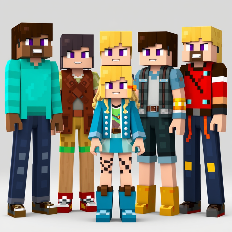 Minecraft skin generator - (Free, No Signup AI Tool)